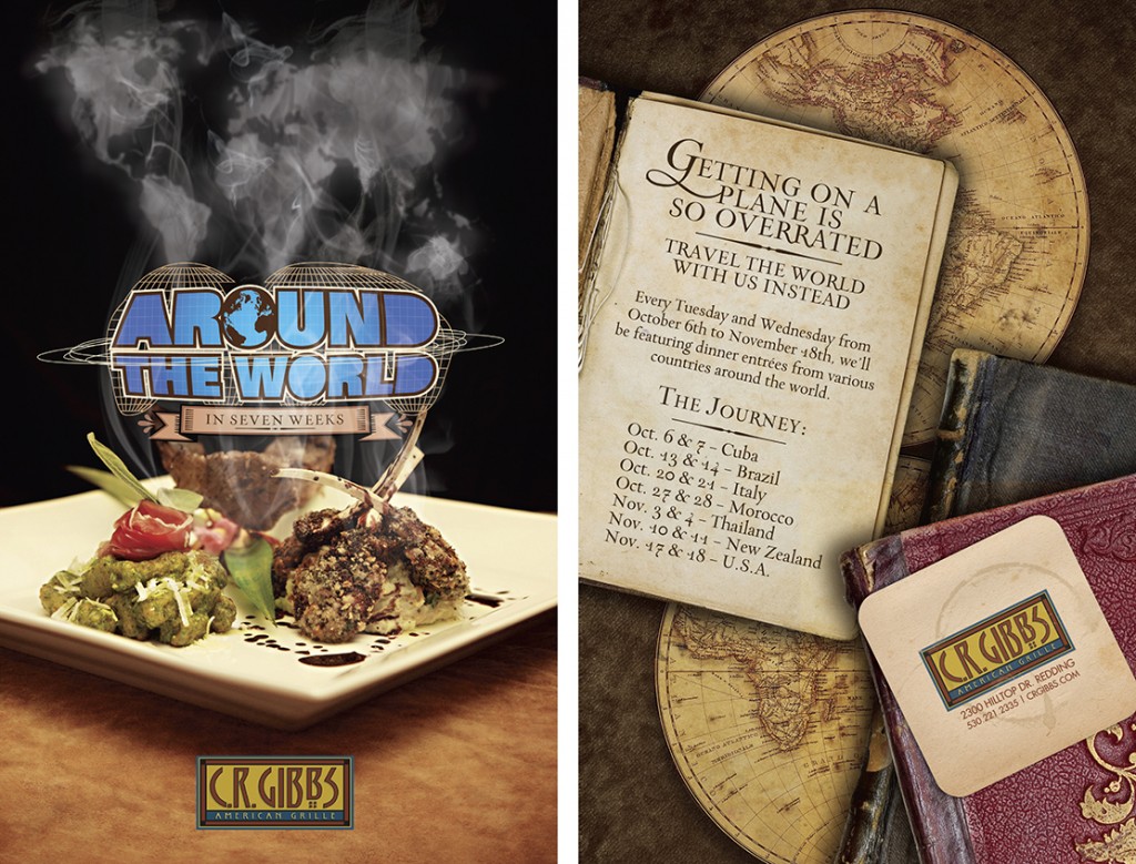 Around the World Promo Cards – Matt Briner, Graphic Designer